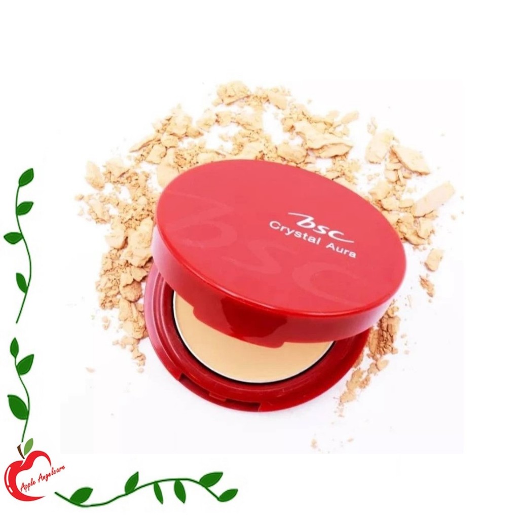 BSC CRYSTAL AURA POWDER SPF 30 PA+++ แป้งแต่งหน้าเนื้อสัมผัสเนียน ...