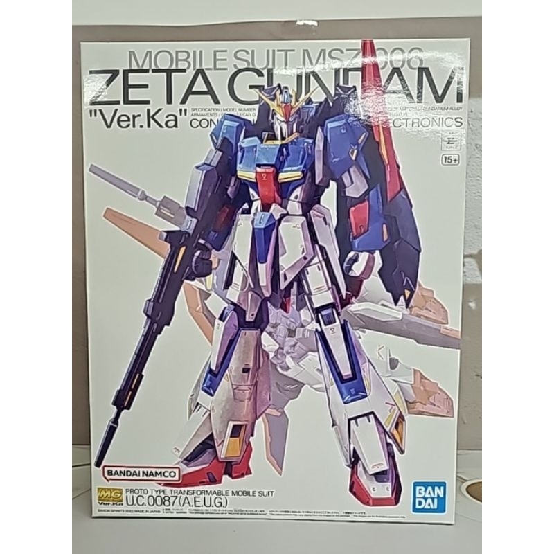 (พร้อมส่ง) Bandai MG 1/100 Zeta Gundam Ver.KA | Shopee Thailand