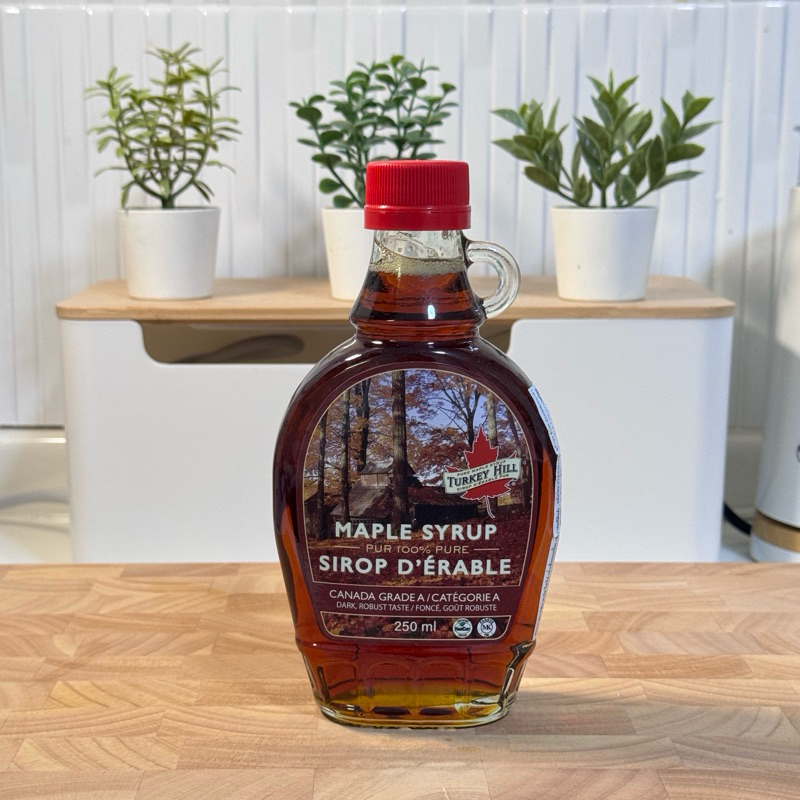 TURKEY HILL Maple Syrup 250ml - LEONE DARK เมเปิ้ลไซรัปขวดแก้ว | Shopee ...