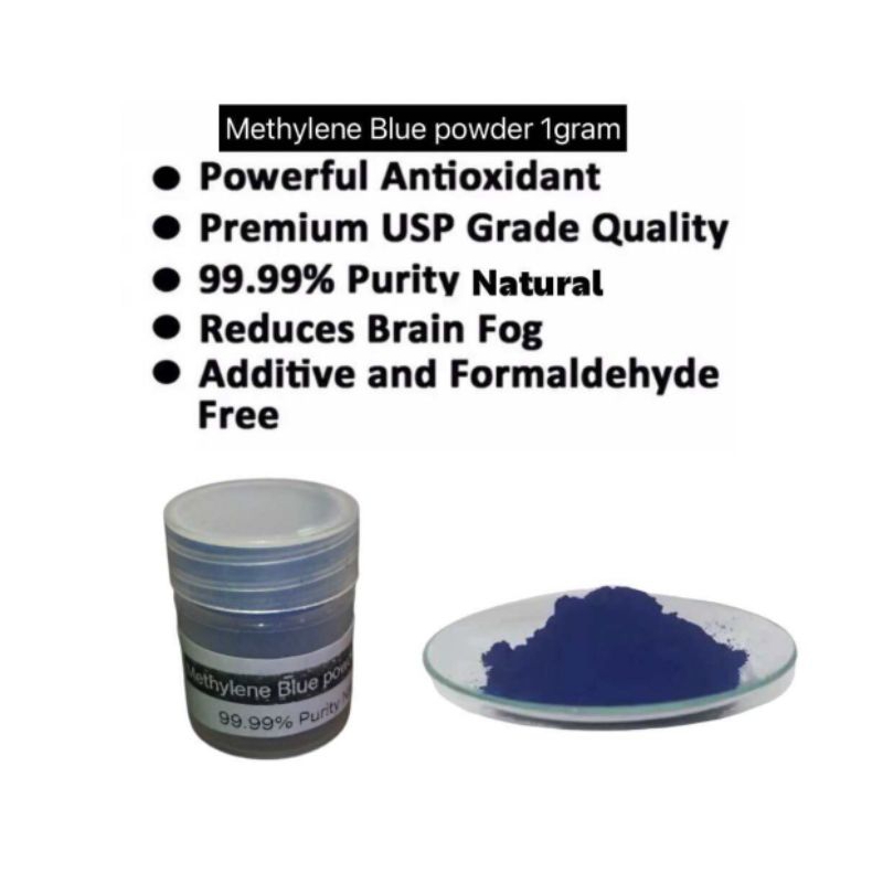 PREMIUM Methylene Blue | USP Grade 99% Natural Solution | 1gram ...