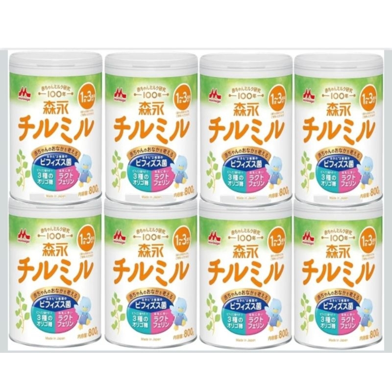 นมผงเด็กญี่ปุ่น morinaga chirumiru 1-3ปี ยกลัง8กระป๋อง หมดอายุ 11/2025 ...