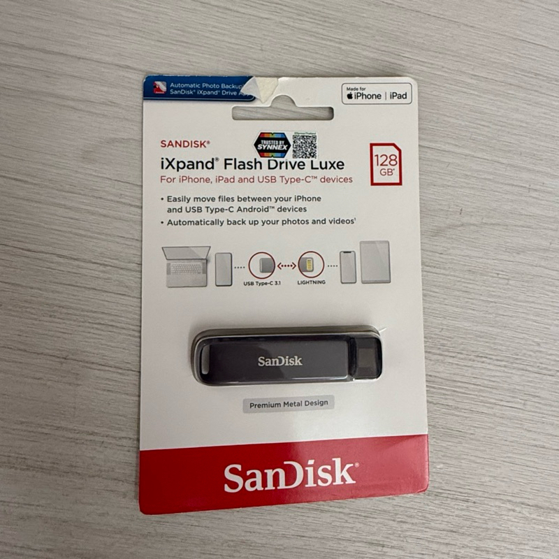 (พร้อมส่ง) ของแท้ | ของใหม่ แฟลชไดร์ฟ SanDisk iXpand Luxe 128GB ...
