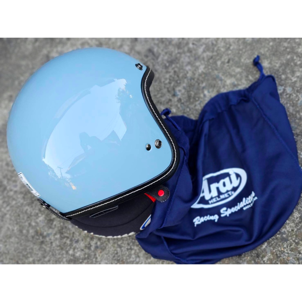 หมวกกันน็อคครึ่งใบ JET มือสองของแท้ Arai Classic Air Ice Blue ขนาด M ...
