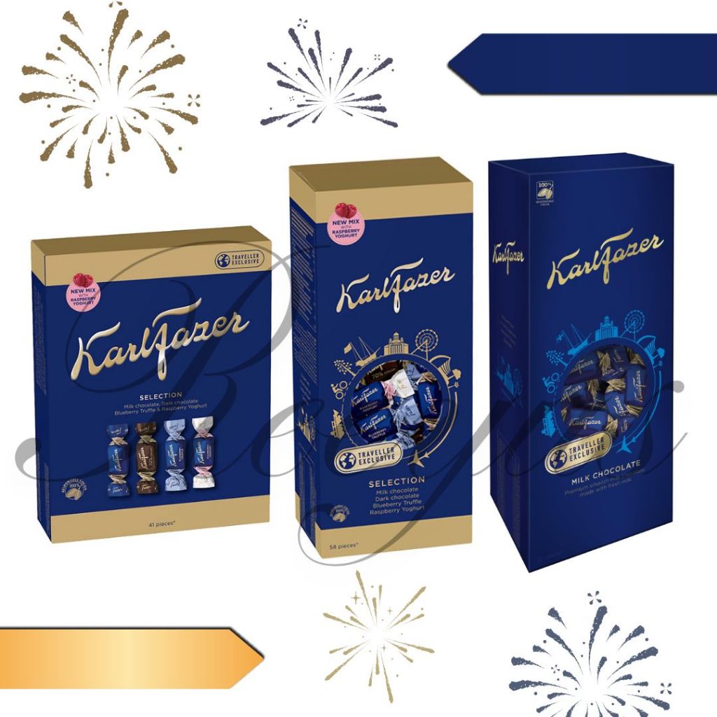 Gift Box Karl Fazer Chocolate ช็อกโกแลตจากประเทศฟินแลนด์ มี 2 ขนาด 2 ...