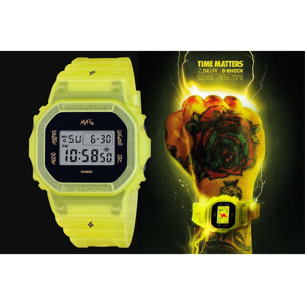 Casio G-Shock DWE-5600JB-1A9 รุ่นพิเศษ J.BALVIN Collaboration Limited ...
