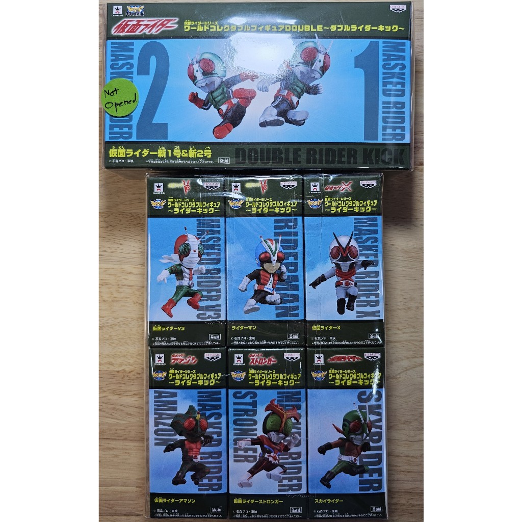 WCF KAMEN RIDE Rrider kick ครบชุด มือ1 | Shopee Thailand