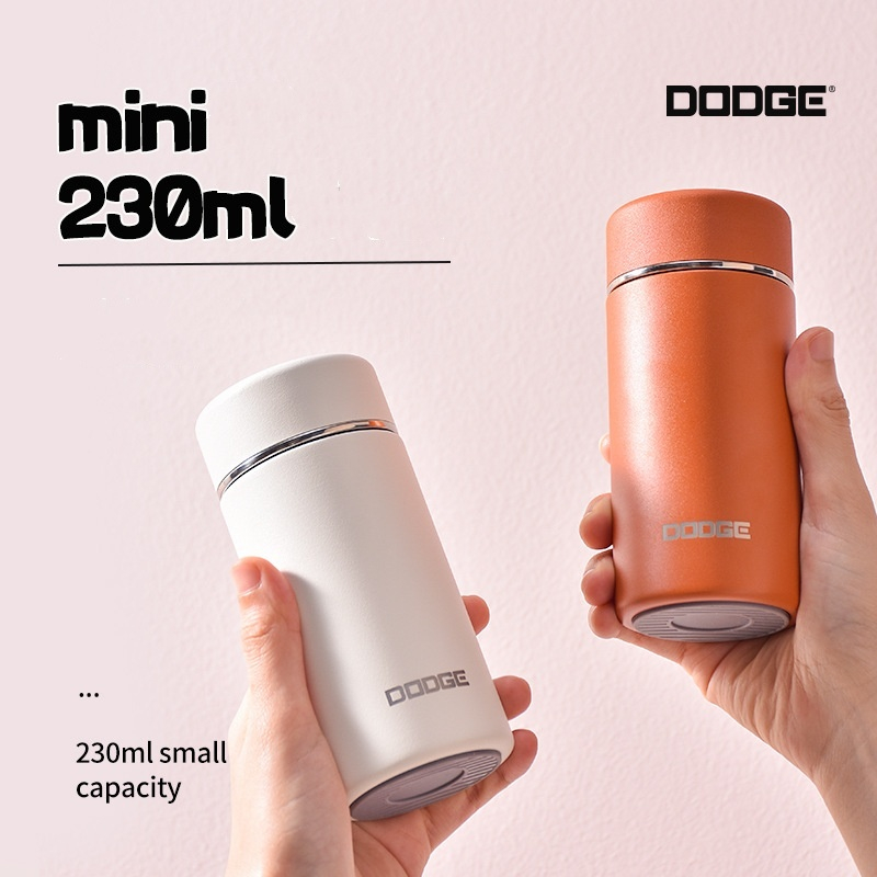 กระบอกน้ำ DODGE แบบพกพา เก็บอุณหภูมิได้นาน SUS316 เล็กพกพาง่าย ขนาดความจุ 230ml มี 4 สีให้เลือก ...