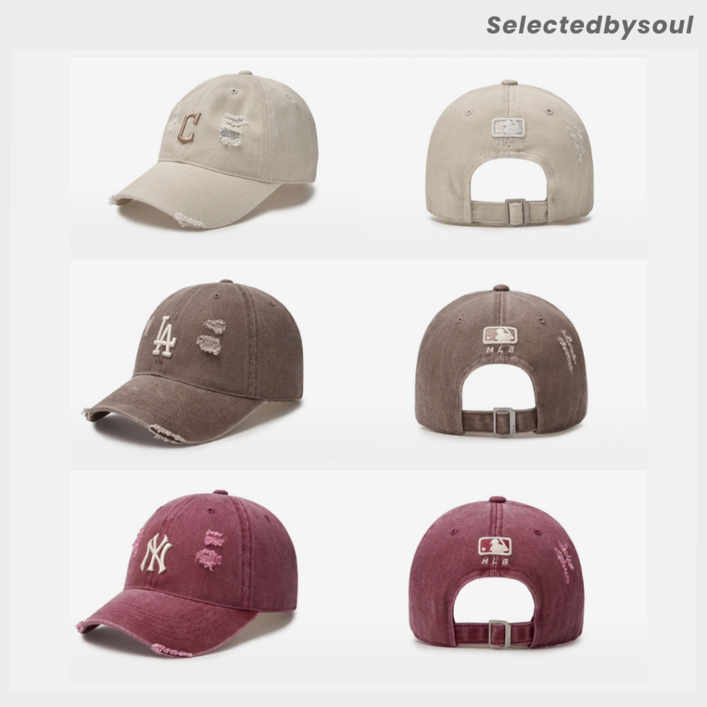 [Preorder*เก็บโค้ดส่วนลด] MLB Damage Washed Unstructured Ball Cap ของ ...