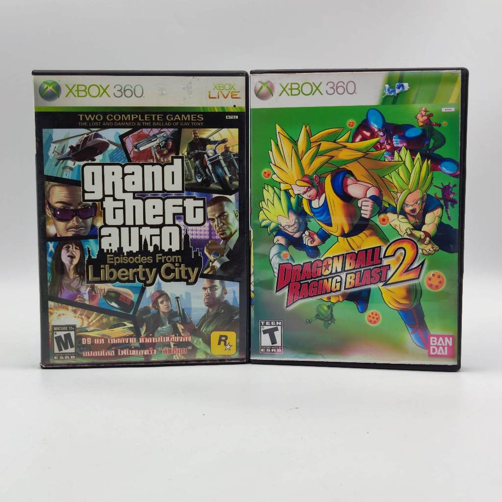 GTA + Dragonball แผ่นก๊อปปั้ม XBOX 360 [bootleg] ตัวแผ่นยังสภาพดี ...
