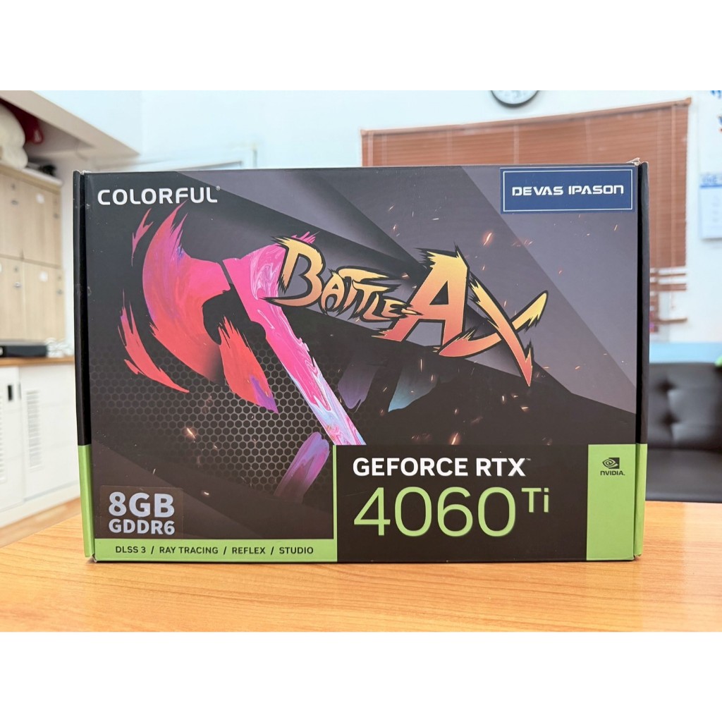 COLORFUL RTX 4060 Ti NB DUO 8GB-V OC สภาพสวย ครบกล่อง ประกันศูนย์ยาว 30 ...