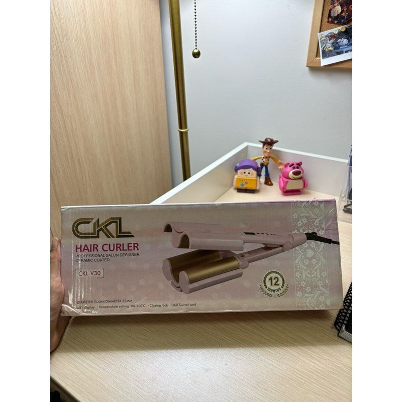 เครื่องหนีบผมลอนมาม่า CKL HAIR CURLER 32 (used) ซื้อมาซ้ำกับที่มีอยู่ | Shopee Thailand