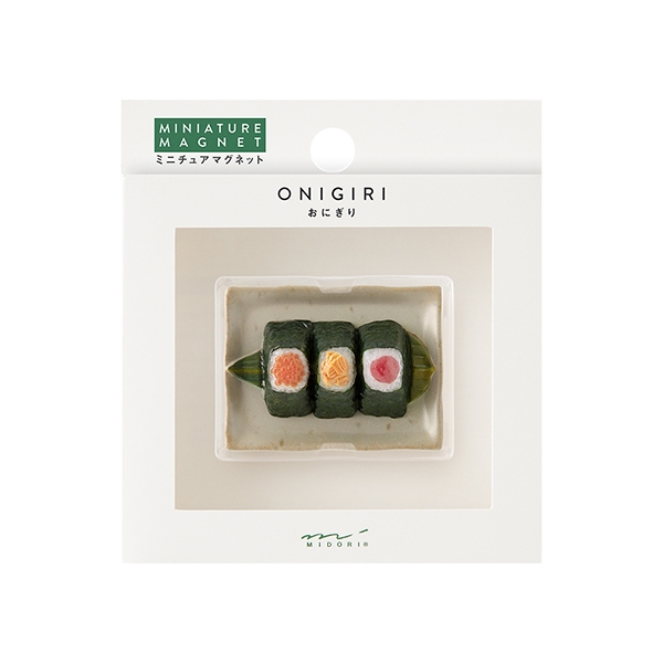 MIDORI Miniature Magnet 1pc Onigiri (D43411006) / แม่เหล็กขนาดมินิ ลาย ...