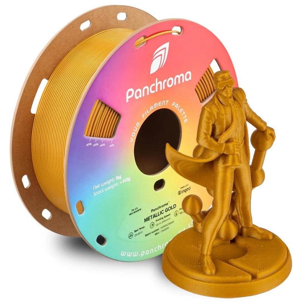 Panchroma Metallic PLA Polymaker เส้นพิมพ์สามมิติ 1.75mm 1KG Filament ...