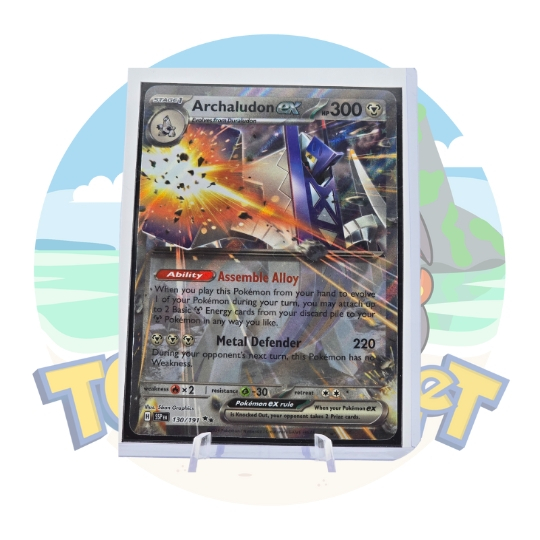 Pokemon Card "Archaludon EX 130/191" ENG Surgins Sparks | Shopee Thailand