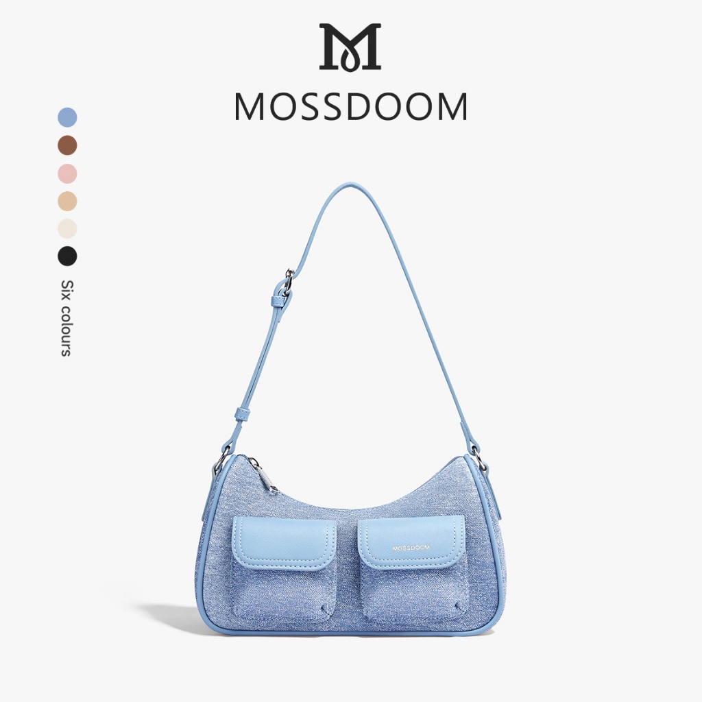 MOSSDOOM Liora Bag กระเป๋าสะพายไหล่ ทรงโฮโบสุดคิวต์ สวยหวานมินิมอล ...