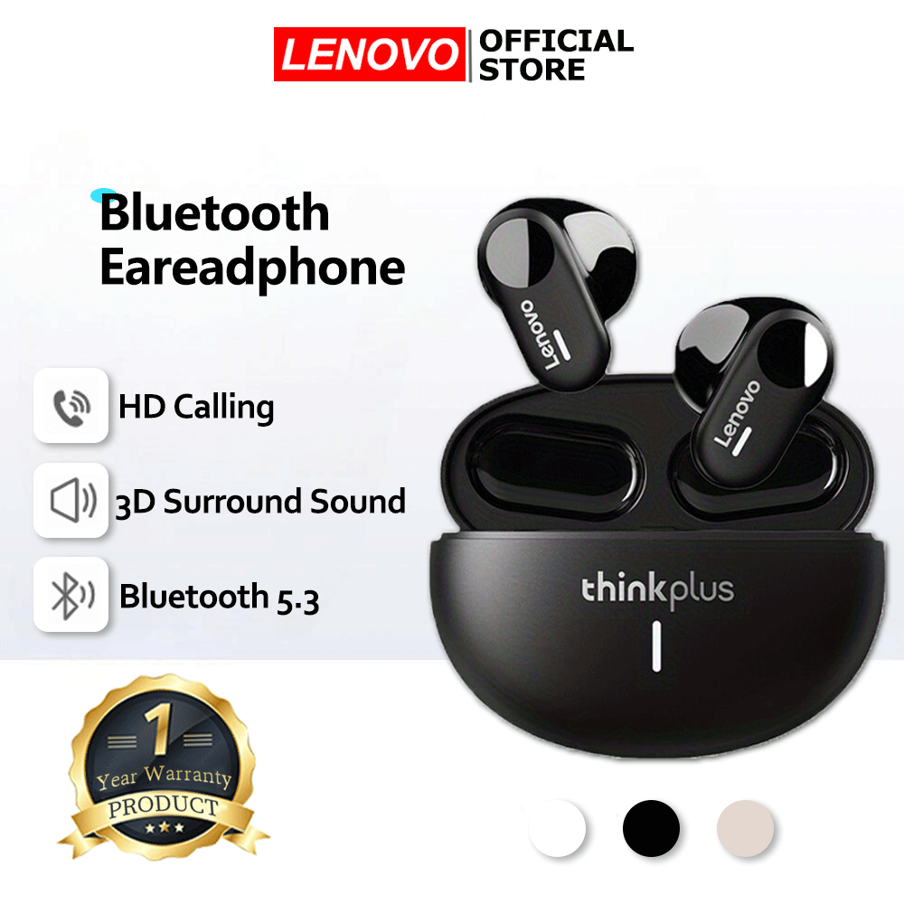 Lenovo LP19 หูฟังบลูทูธ tws สเตอริโอไร้สายลดเสียงรบกวนกันน้ำเชื่อมต่อ ...