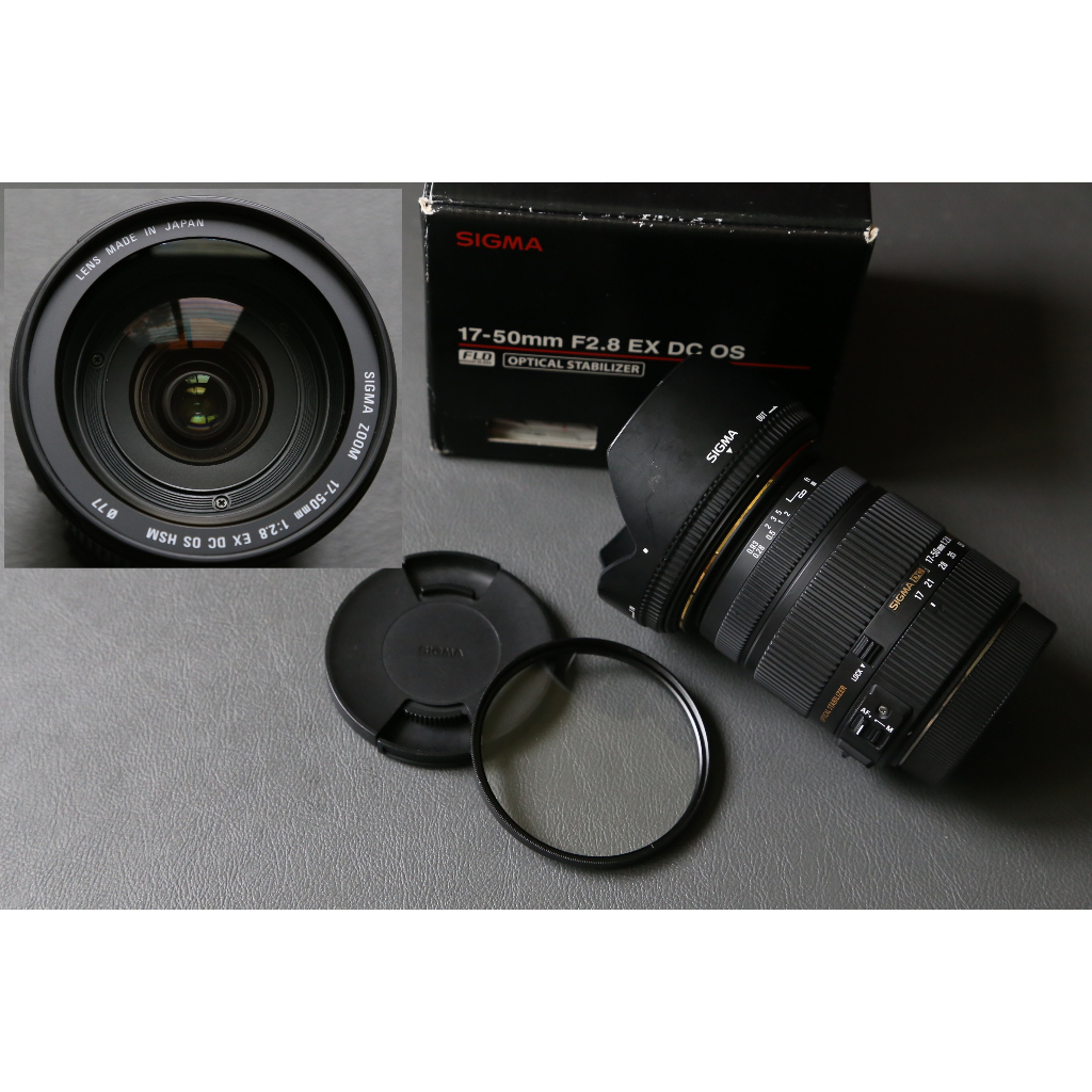 LENS Sigma 17 – 50mm DC F2.8 EX OS HSM For Canon สภาพใหม่ 97%มีฝุ่นบาง ...