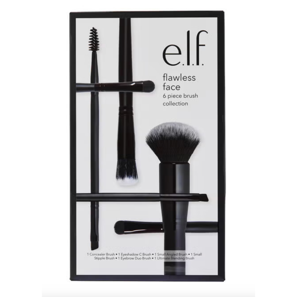 [แท้จาก Elf อเมริกา] Elf Flawless Face 6 Piece Brush Collection ...