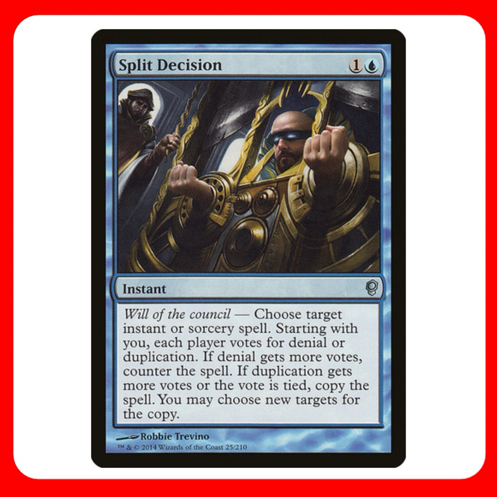 [MTG] Split Decision [CNS] [BLUE] [UNCOM] [NORMAL] [ENG] (การ์ดเมจิค ...