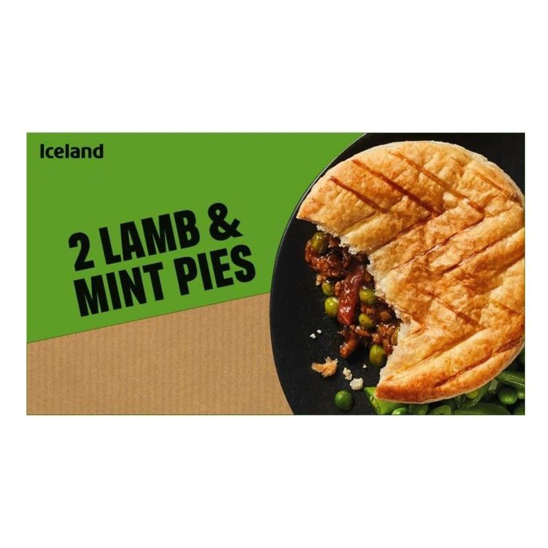 Iceland 2 Lamb & Mint Pies 284g.-พายเนื้อแกะและมิ้นต์ 284 กรัม ...