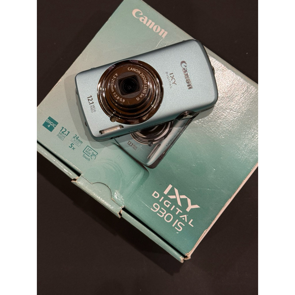 Canon Ixy 930IS blue full box | Shopee Thailand