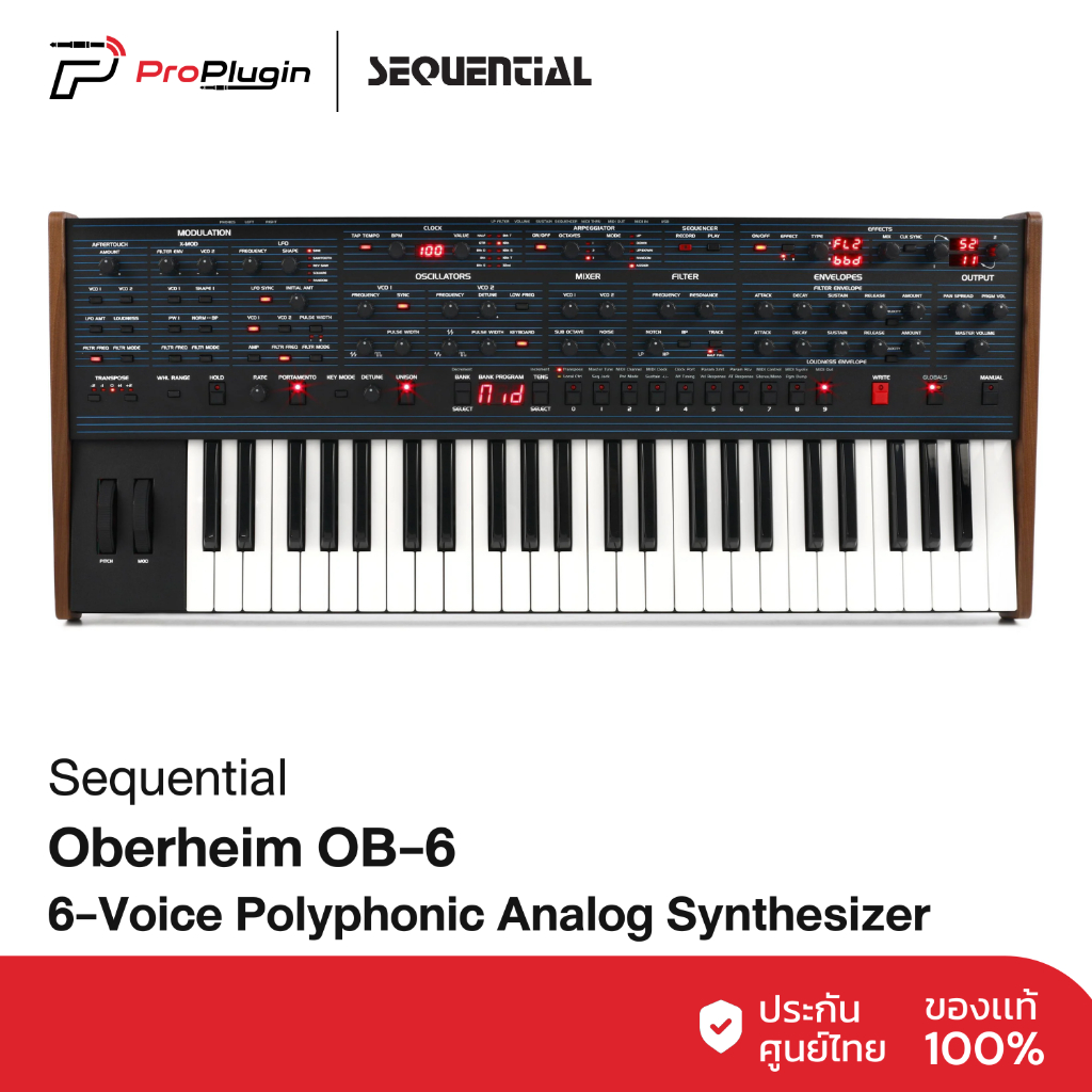 Sequential Oberheim OB-6 | 6-Voice Polyphonic Analog Synthesizer ...