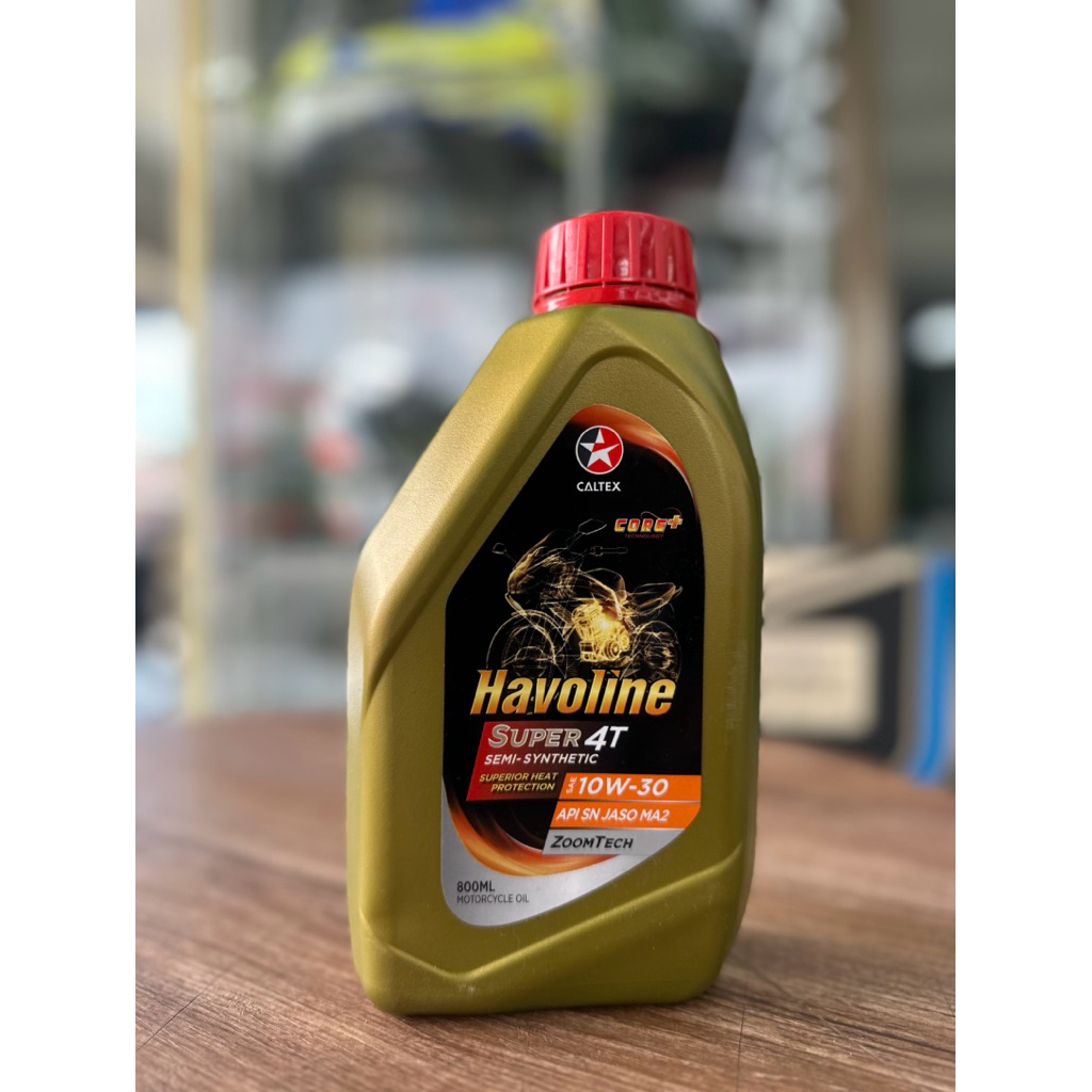น้ำมันเครื่อง caltex havoline 10w30ทอง | Shopee Thailand