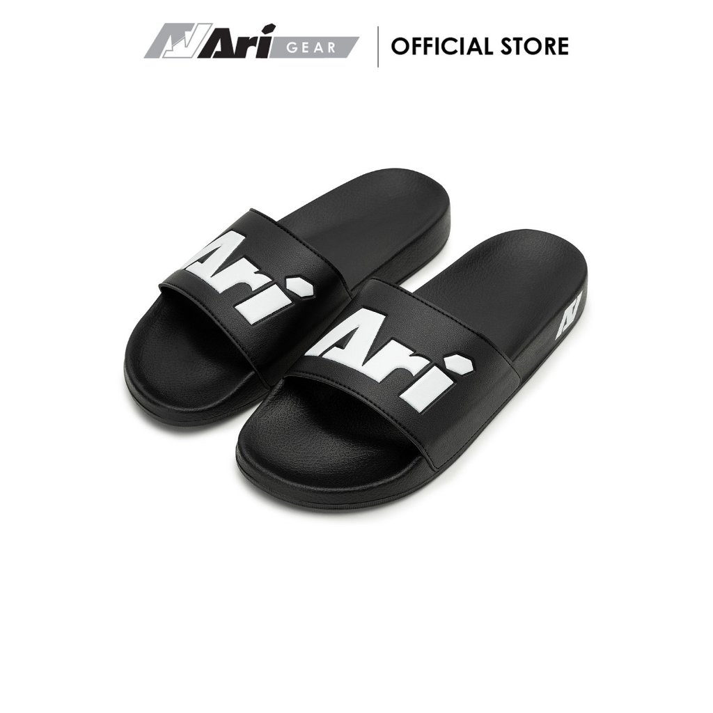 ARI SLIDE SANDALS - BLACK/WHITE (AFW0002-01) รองเท้าแตะ อาริ SLIDE ...
