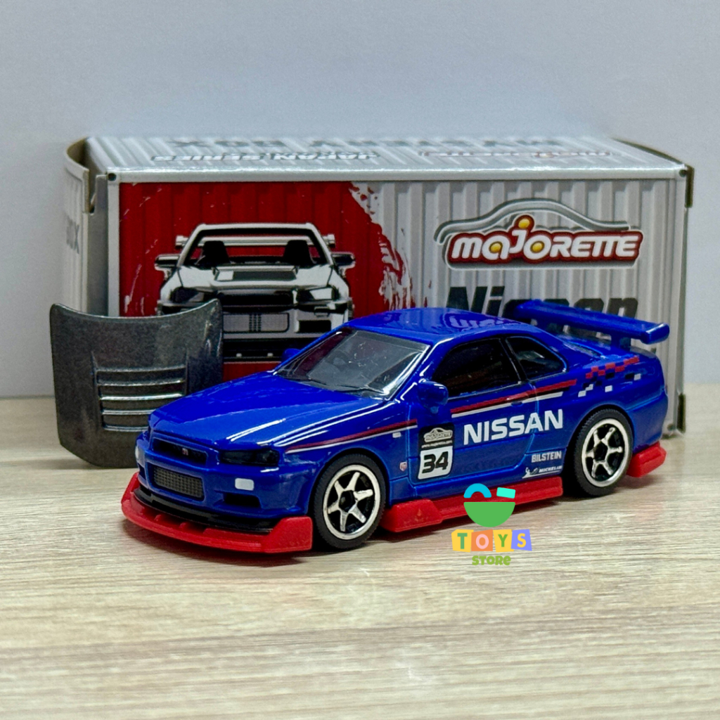 Majorette Nissan GTR R [R34] มาจอเร็ตต์ นิสสัน จีทีอาร์ [อาร์ 34 ...