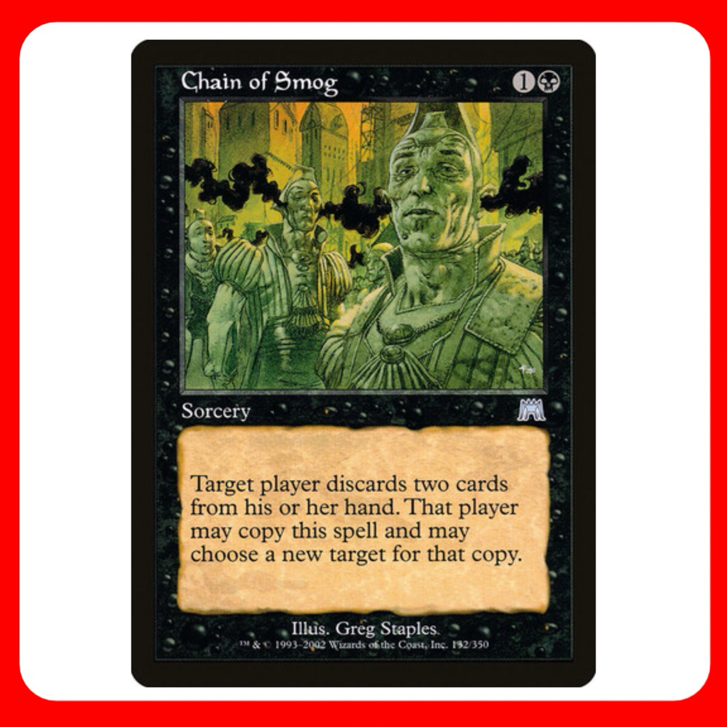 [MTG] Chain of Smog [ONS] [BLACK] [UNCOM] [NORMAL] [ENG] (การ์ดเมจิค ...