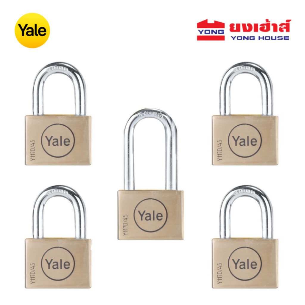 YALE กุญแจคล้อง KA5 BD45 คอสั้น 4 คอยาว 1 KA4 BD45 คอสั้น 2 คอยาว 2 KA3 BD45 คอสั้น 3 KA2 BD50 ...