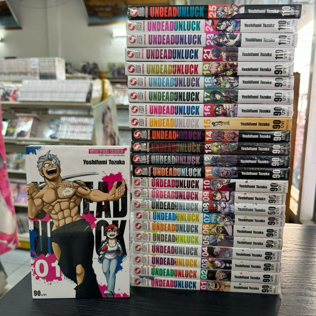 undead unluck ยกชุด เล่ม1-25 มือหนึ่ง หนังสือการ์ตูน มังงะ อันเดด อัน ...