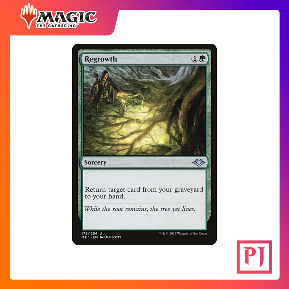 [MTG] Regrowth [TDC] [GREEN] [UNCOM] [NORMAL] [ENG] (การ์ดเมจิค / Magic ...