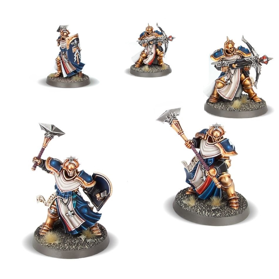 Warhammer AOS : Stormcast Eternals : 3 Sequitors and 2 Castigators ...