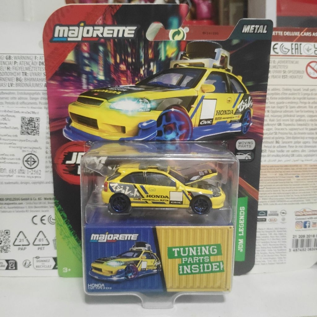 Majorette JDM Legends Honda Civic Type R EK9 | Shopee Thailand