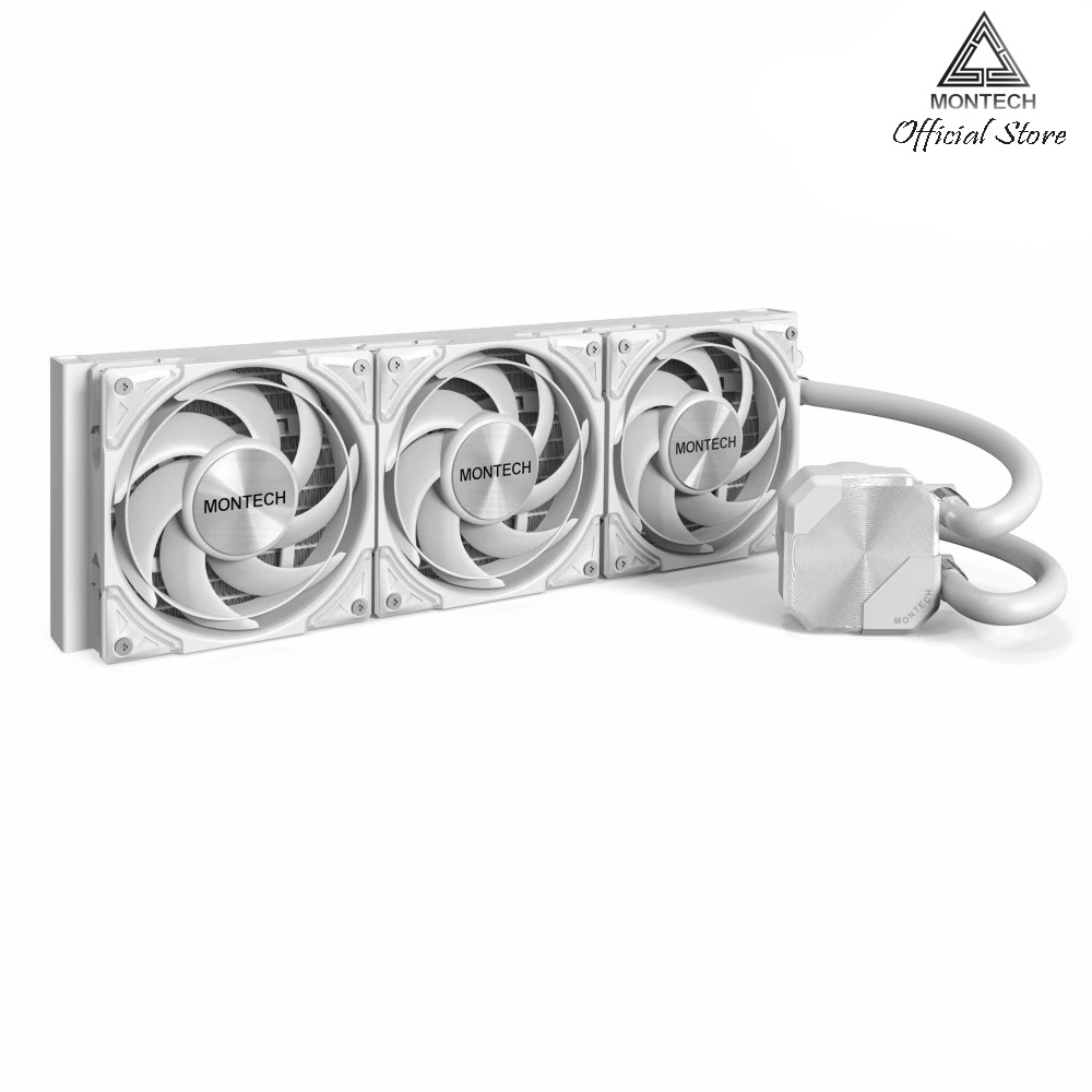 MONTECH HYPERFLOW SILENT 360 WHITE LIQUID COOLER | Shopee Thailand