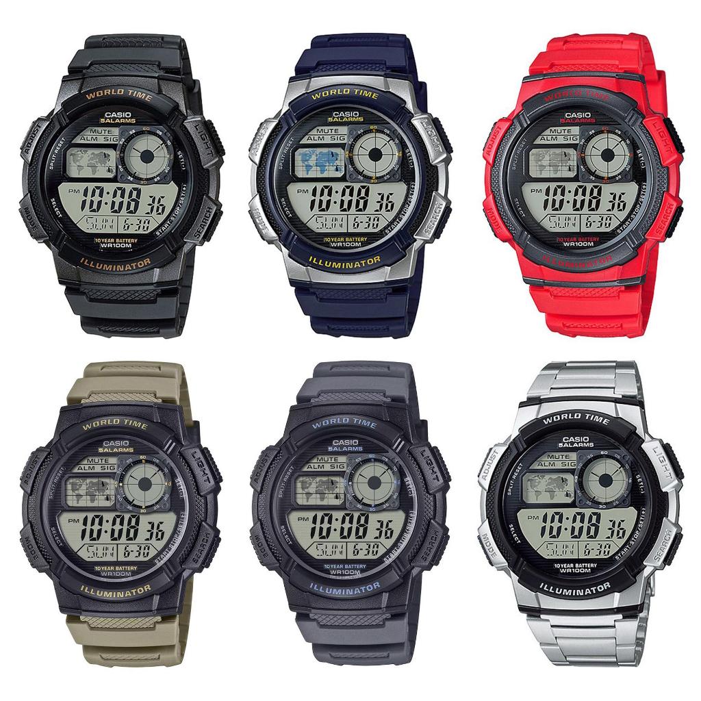 Casio Standard รุ่น AE-1000( AE-1000W-1A,AE-1000W-1B,AE-1000W-2A,AE-1000W-3A,AE-1000W-4A,AE ...