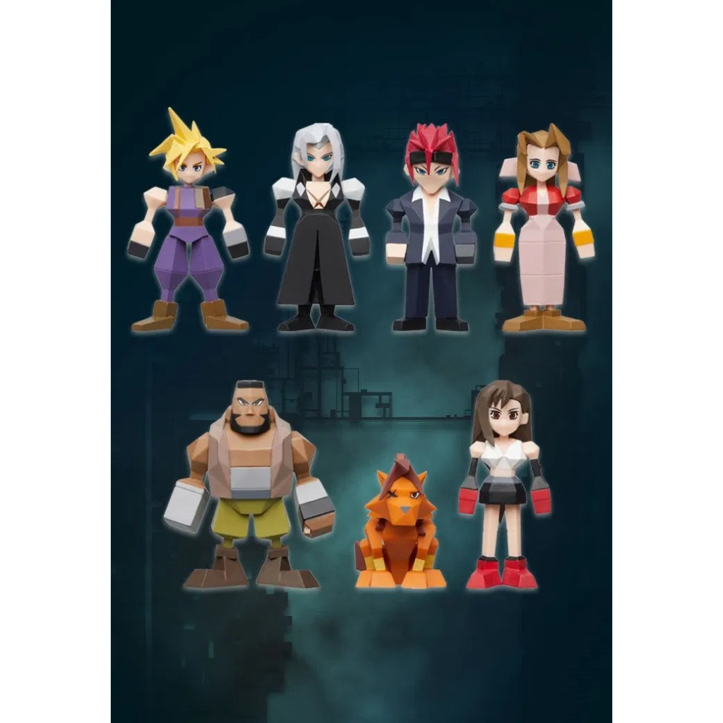 Final Fantasy VII Rebirth Polygon Figure Vol.1 Ichiban Kuji Prize D ฟิก ...