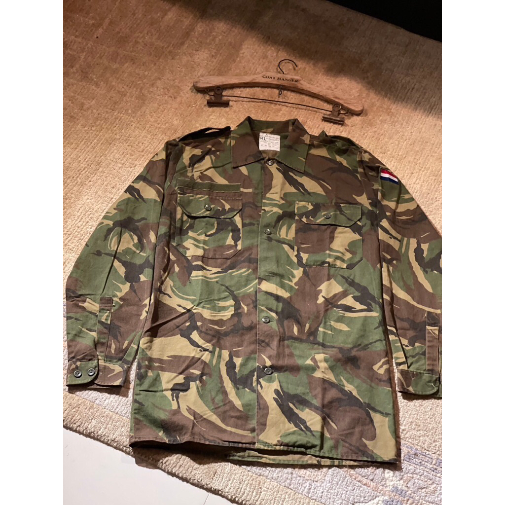 Dutch Army Surplus Military Issue Shirt (Woodland Camouflage) | Shopee ...