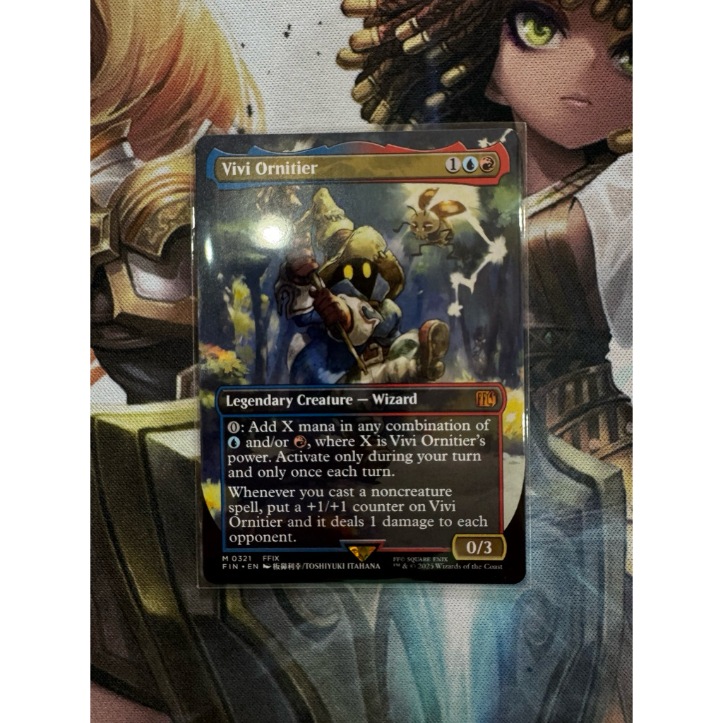 MTG Final Fantasy Variants: Vivi Ornitier (0321 - Borderless) | Shopee ...
