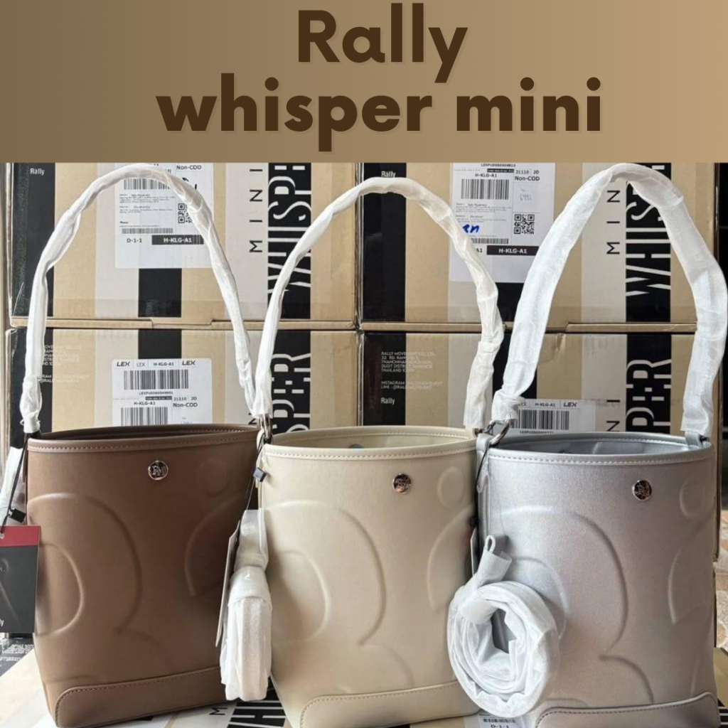 กระเป๋า Rally The Bag Whisper Mini ดีไซน์ปรับสายได้ | Shopee Thailand