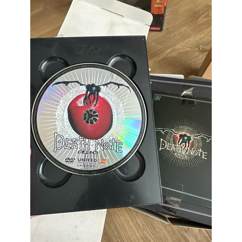 DVD Death Note เดธโน๊ต boxset แถมแก้วสมุด ของแท้พร้อมส่ง ของเก่าสภาพสะสม กระดาษมีเหลืองตามกลาล ...