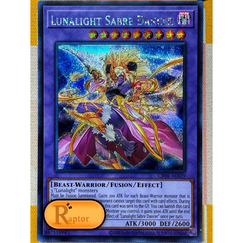 CR08-AE039 : Lunalight Sabre Dancer [Secret Rare] (Yu-Gi-Oh! Asia ...