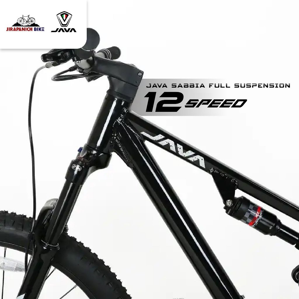 จักรยานเสือภูเขา JAVA รุ่น SABBIA Full Suspension 12 สปีด (เกียร์ ...