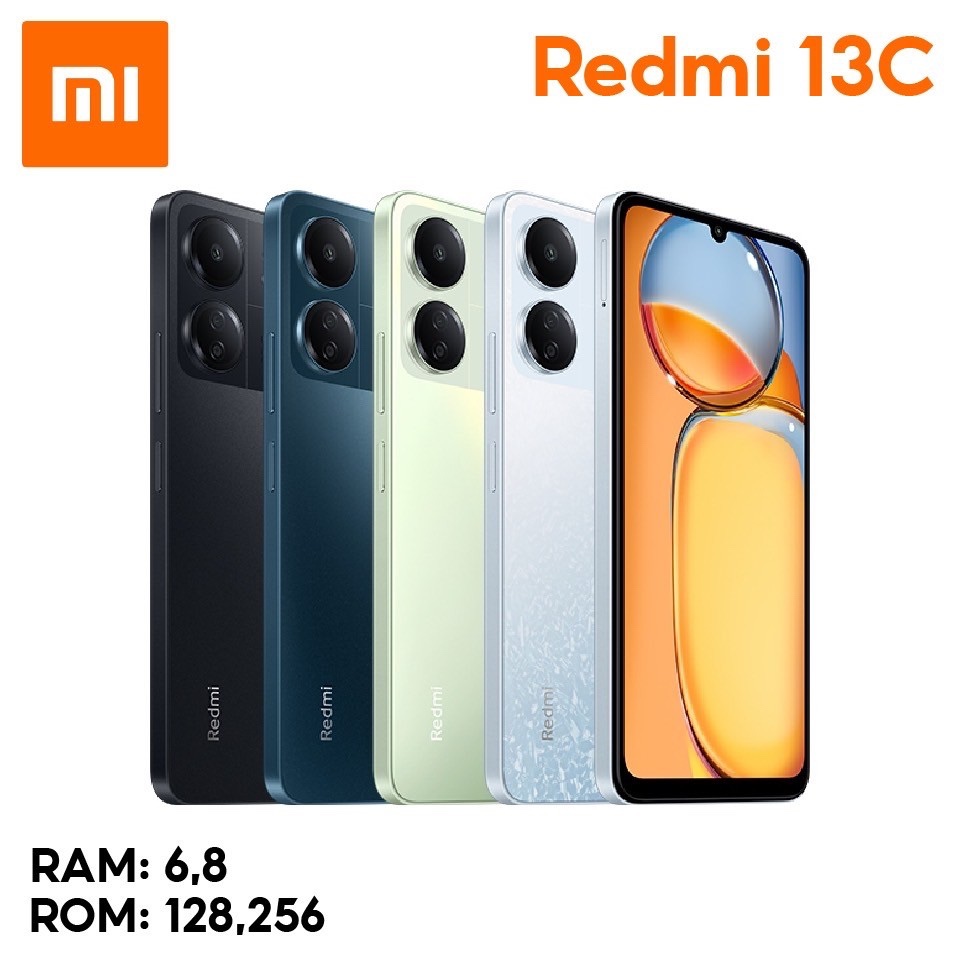 Xiaomi Redmi 13C 6GB+128GB / 8+256GB โทรศัพท์มือถือ แบตเตอรี่ 5000mAh รับประกัน 15 เดือน 90Hz ...
