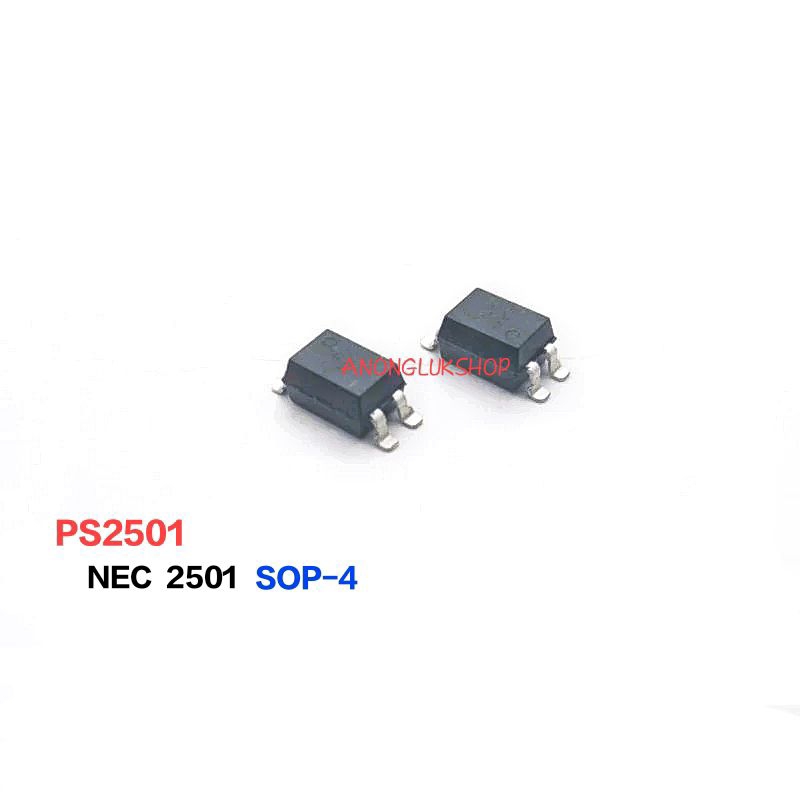ราคาต่อ 5ตัว 👉👉PS2501-1 PS2501 NEC2501 2501 Optocoupler SOP-4 ออปโต้คอปเปอร์ แปะปริ้น 4ขา ...