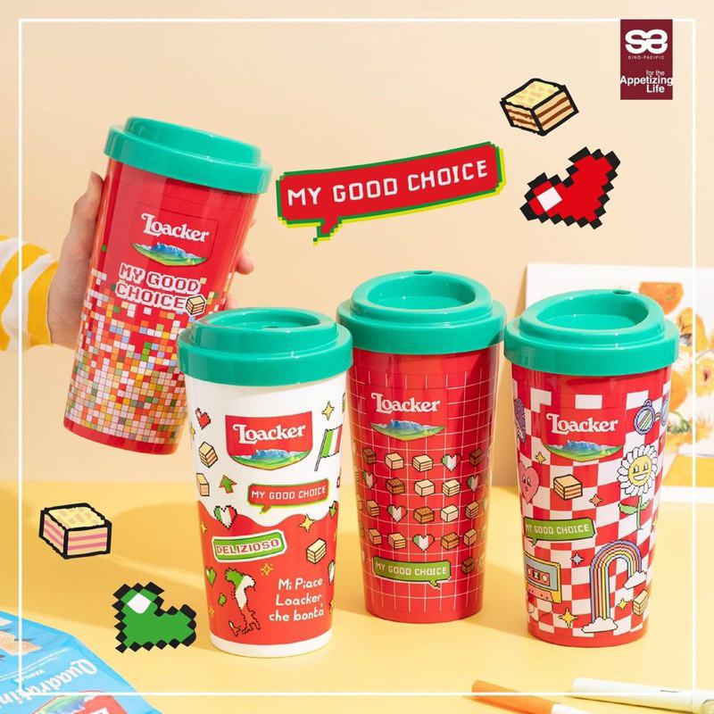 แก้ว Tumbler แก้วน้ำ Loacker My Good Choice ของพรีเมียม สินค้าพรีเมียม ...