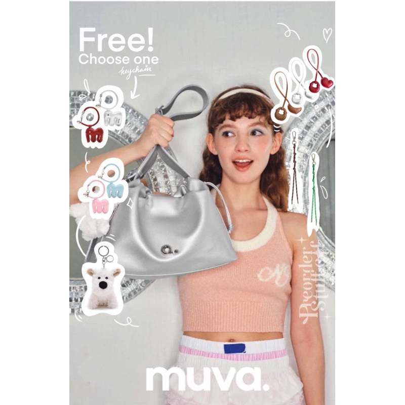 MUVA(โค้ดลด 30% สูงสุด1,000฿)cloud bag preorder 7-14 วันแท้100% จากชอป ...
