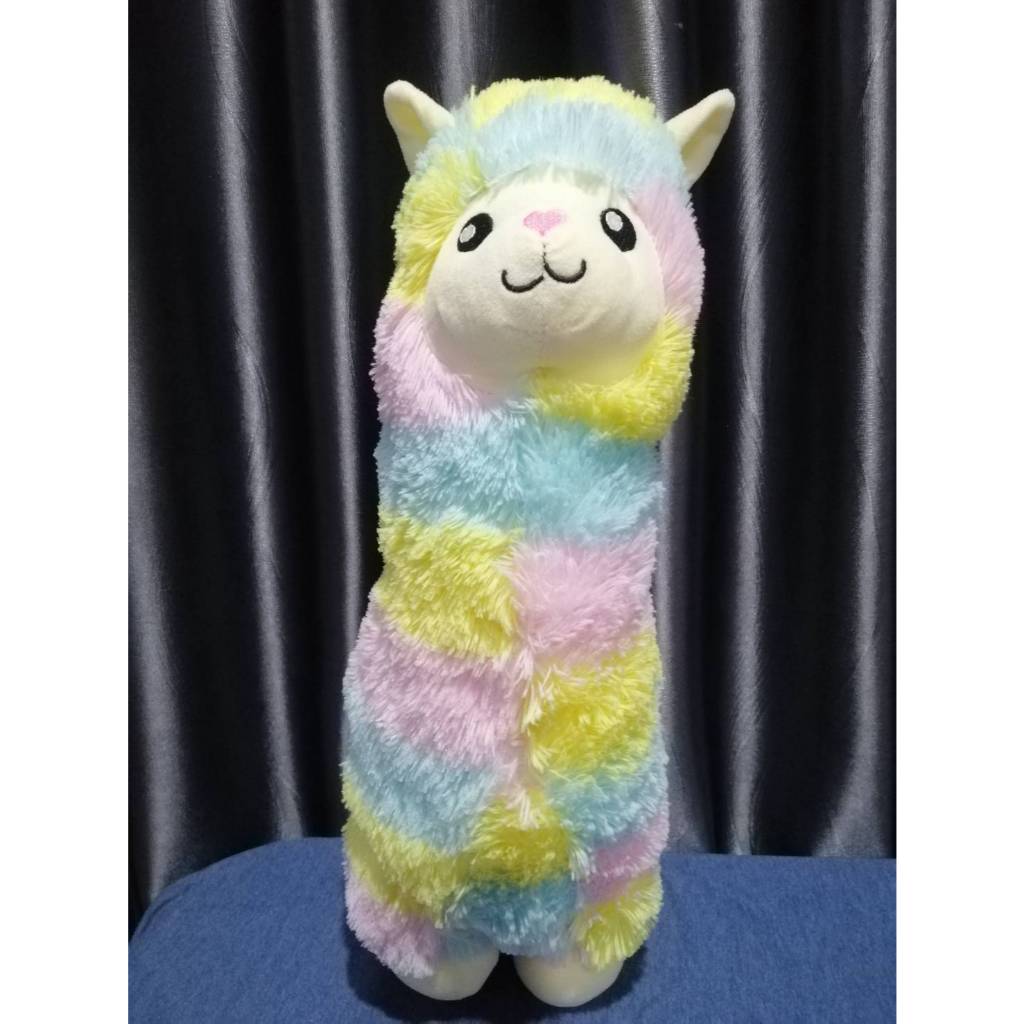 ตุ๊กตาอัลปาก้า Alpacasso Rainbow Alpaca Plush ขนาด19นิ้ว ป้าย Winsterch | Shopee Thailand