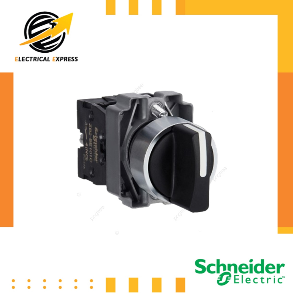 Schneider Easy Harmony XB2 SELECTOR SWITCH 3 POSITON 2NO / ซีเลคเตอร์ ...